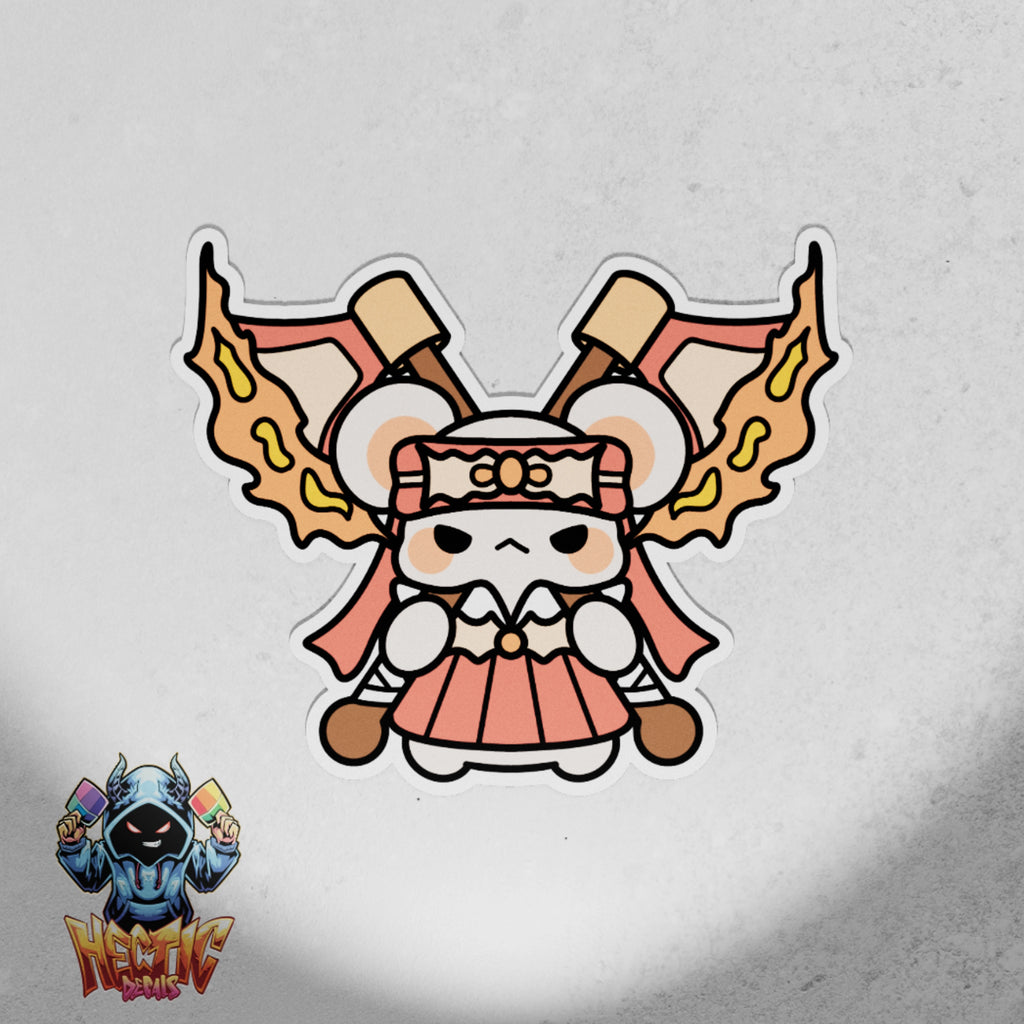 Blazette Smashimi the Duel Wielding Fire Elemental Warrior