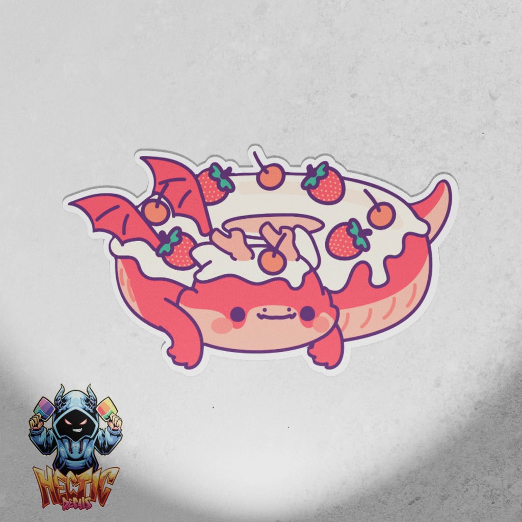 Strawberry Cream Donut Dragon